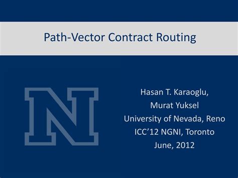 PPT Path Vector Contract Routing PowerPoint Presentation Free Download ID