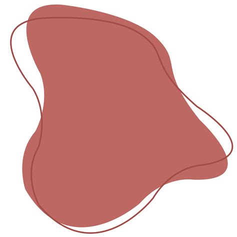 Abstract Dark Brown Blob Element 9376714 Png