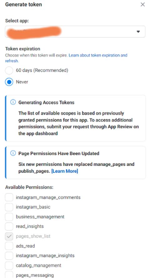 Never Expiring Facebook Page Access Token Stack Overflow