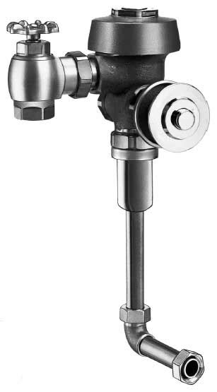 Manually Operated Urinal Flushometers For Vandal Resistant Rest Rooms