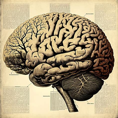Human Brain Illustrations Design In Vector Art 3d Design Concepts Stock