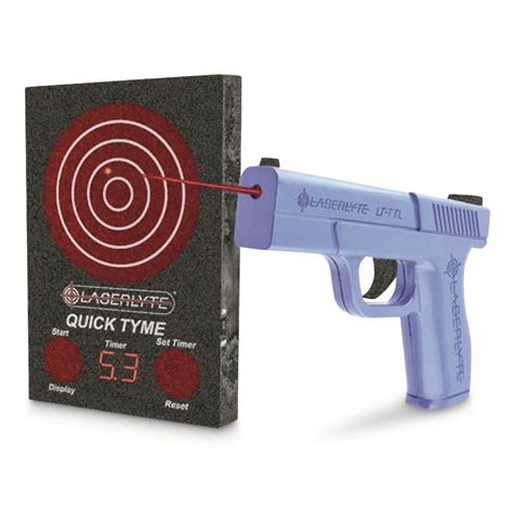 Laserlyte Quick Tyme Laser Trainer Target Kit 3 Pieces 739530