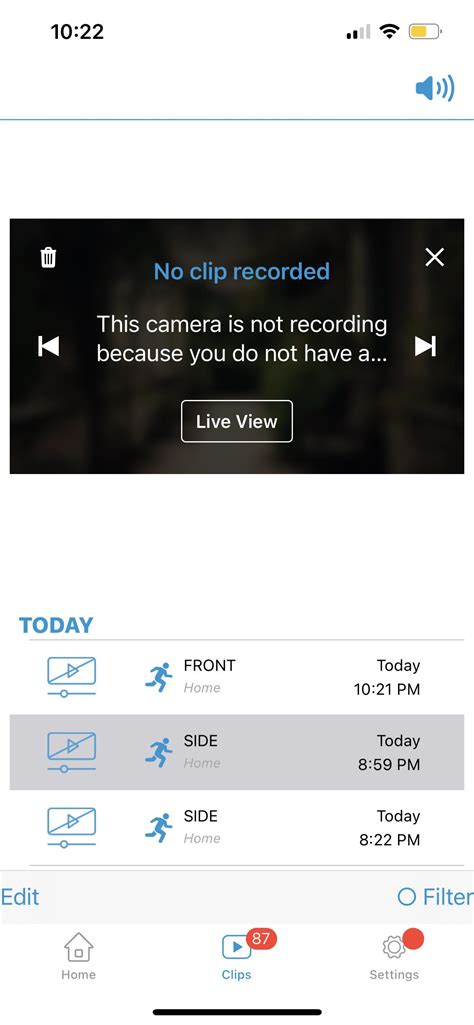 anyone have this issue motion is being detected but videos are not