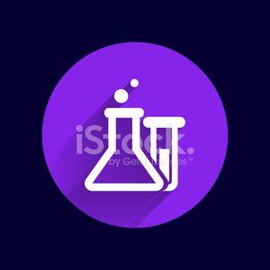 Chemical Flask Icon Laboratory Glass Beaker Lab Vector Royalty Free Vector Stock FreeImages