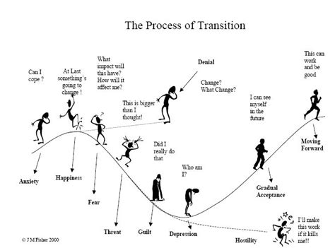 Nice Picture Of The Change Cycle People Respond To Change In Predictable Ways Humanourb