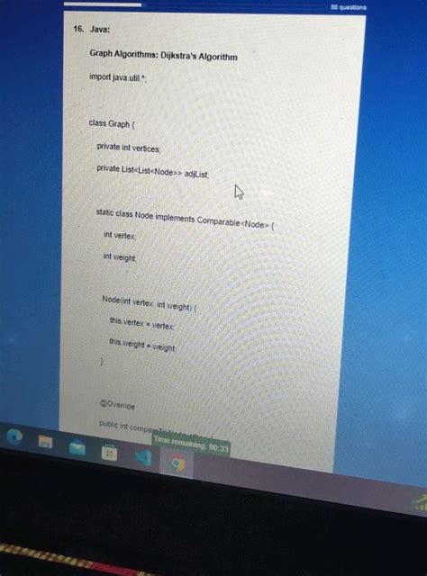 50 Queationa 16 Java Graph Algorithms Studyx 50 Queationa 16 Java Graph Algorithms Studyx