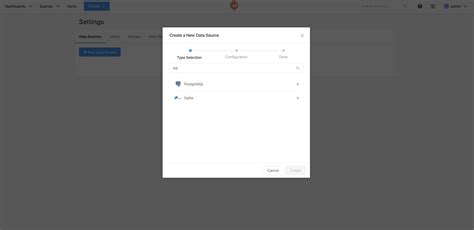 can t find mysql type while adding data source