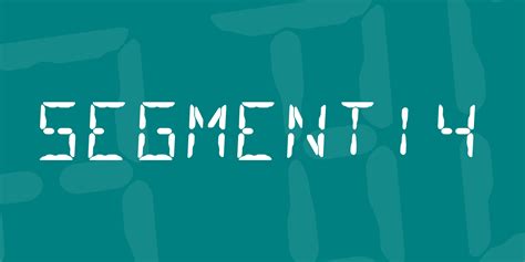 Segment 14 Font Free Download And Similar Fonts Fontget