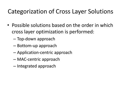 ppt cross layer design powerpoint presentation free download id