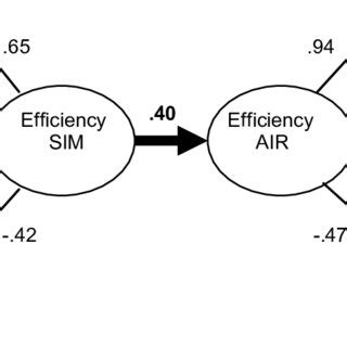 A Model Of The Causal Relationships Between The Factors Efficiency In Download Scientific