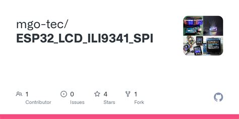 GitHub Mgo Tec ESP LCD ILI SPI