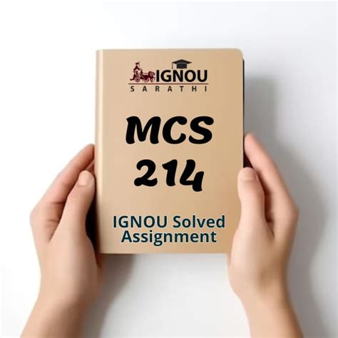 mcs 214 solved assignment 2023 24 in english ignou sarathi