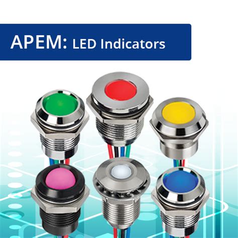 Apem New Rgb Led Indicators Control Devices