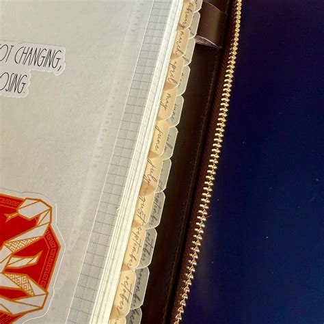 A6 Plastic Mini Index Tabs Abbreviated Months Etsy