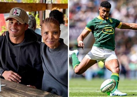 Proud Mom Springbok Sacha Spends Time With Biggest Fan South African