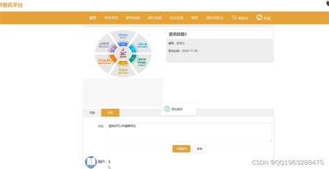 springboot vue考研资讯管理网站 csdn博客
