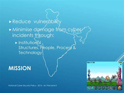 National Cyber Security Policy 2013 Pptx Information And Network Security Computing