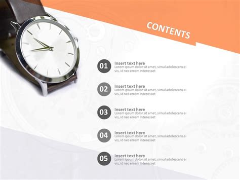 Free Powerpoint Sample A Watch