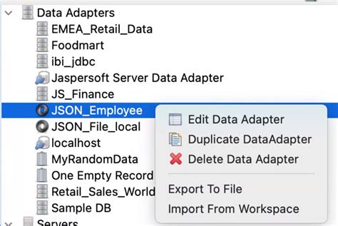 subreport using diffrent json data source from url does not return any