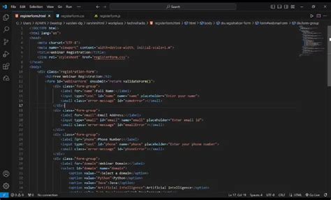 Internship Registrationform Technohacksedutech Mentorsandipgavit Varshini S