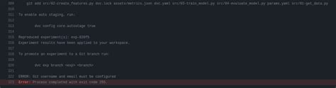 dvc exp run unavailable in cml · issue 7547 · iterative dvc · github