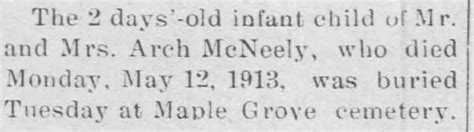 Anna Katherine Mcneely 1913 1913 Find A Grave Memorial