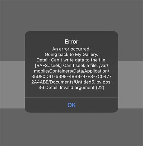 I Can T Create A New File At All This Error Pops Out And I Can T Find Anything About It Online
