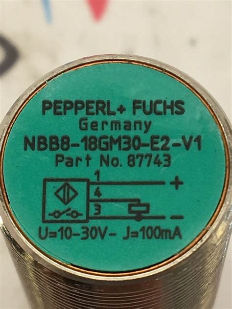 Pepperl Fuchs Nbb8 18gm30 E2 V1 87743