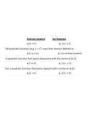 Interval and Set Notation Cheat sheet.png - Interval notation Set Notation D: [1, +co) D: {xx =1 ...