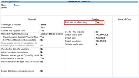 Printing Of Sales Invoice With Multiple Configurations Using TallyPrime TallyPrime Book