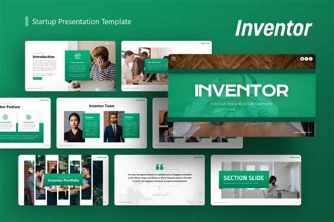 Presentation Template Inventor Graphic By SlideThrive Creative Fabrica