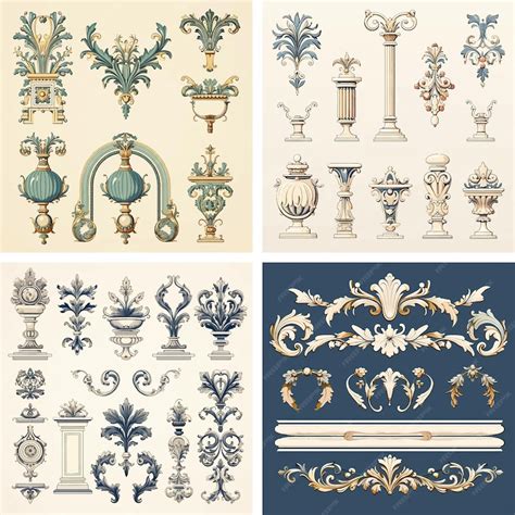 Premium Vector Flourish Vignette Scroll Victorian Curl Swirl Typographic Certificate