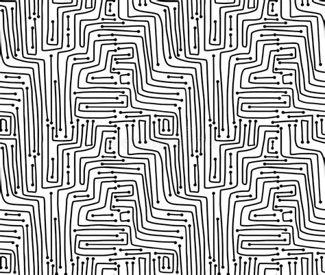 seamless pattern computer circuit board stock vector illustration of