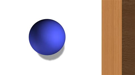 333 334 Collision Of Elastic Ball With Wall Youtube