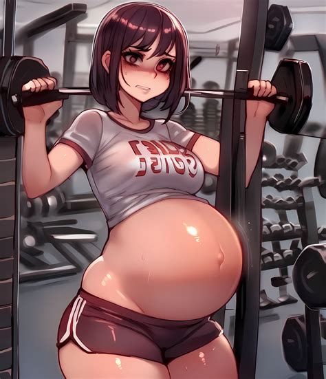 Pregnant Gym Girl 4 By Maternaity On Deviantart