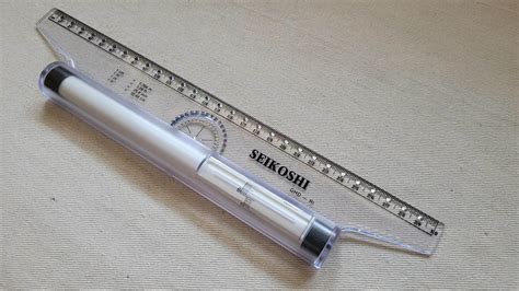 Seikoshi Parallel Rolling Ruler Metric Angle Balancing Scale Made In Japan Vinty