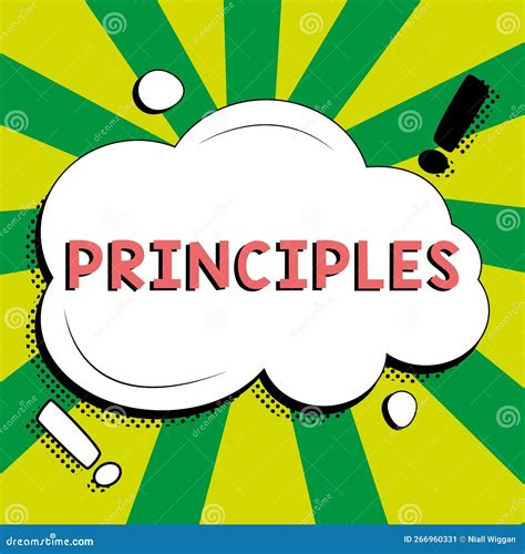 Conceptual Caption Principles Business Idea Fundamental Truth That Serves As The Base For A