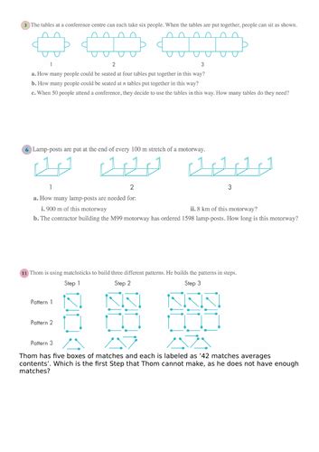 Full Lesson On Fibonacci Sequences And Sequences From Diagrams Teaching Resources
