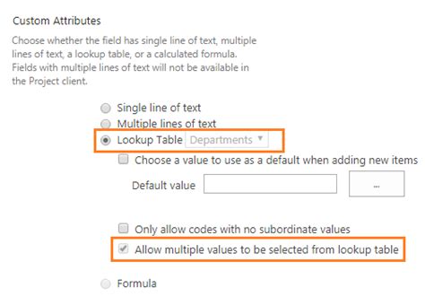 Query Multiple Values Lookup Table Field Project Server 2019 Microsoft Geeks