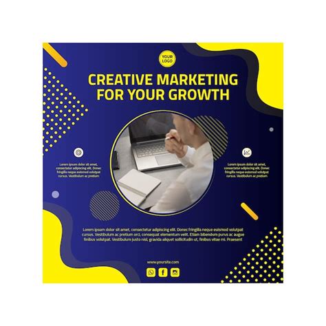 Шаблон фирменного бланка для маркетинга | Бесплатно векторы