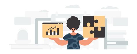 그 사람은 멍하니 포지티브 그레이드 차트를 들고 있습니다 생각 수집 작업 트렌디한 스타일 벡터 일러스트레이션 남자 사업가에 대한 스톡 벡터 아트 및 기타 이미지 Istock