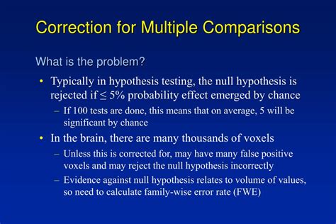 ppt spatial smoothing and multiple comparisons correction for dummies