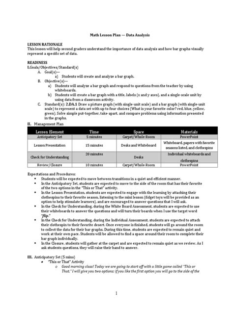 Math Lesson Data Analysis 2 Pdf Cartesian Coordinate System