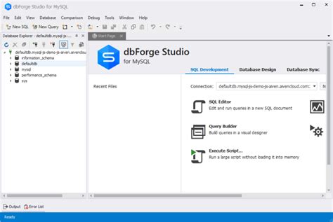 dbforge gui tools a perfect combination for efficient