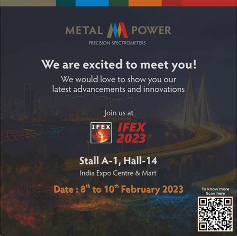 Sumit Verma On Linkedin Ifex2023 Innovation Advancements Metals Spectroscopy Spectrometer