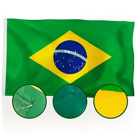 1ც ბრაზილიის დროშა ნათელი ფერის პოლიესტერი მასალა 90 150 სმ Temu Georgia