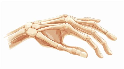 Trigger Finger Diagram Understanding Joints Stuck In Bent Position Premium Ai Generated Vector
