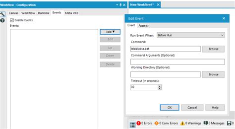 setting up the run command tool in alteryx to regularly update a file
