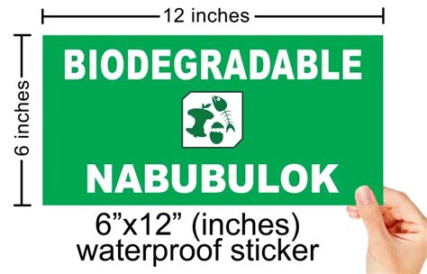Signs Garbage Waste Segregation Sign Biodegradable Nonbiodegradable