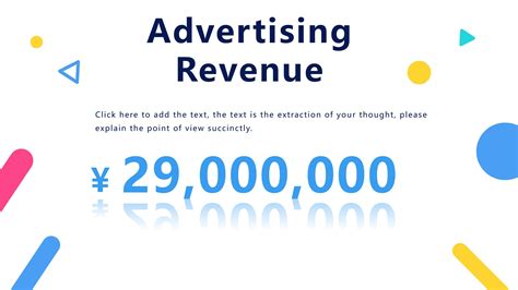 ppt of advertising revenue dynamic data chart pptx wps free templates